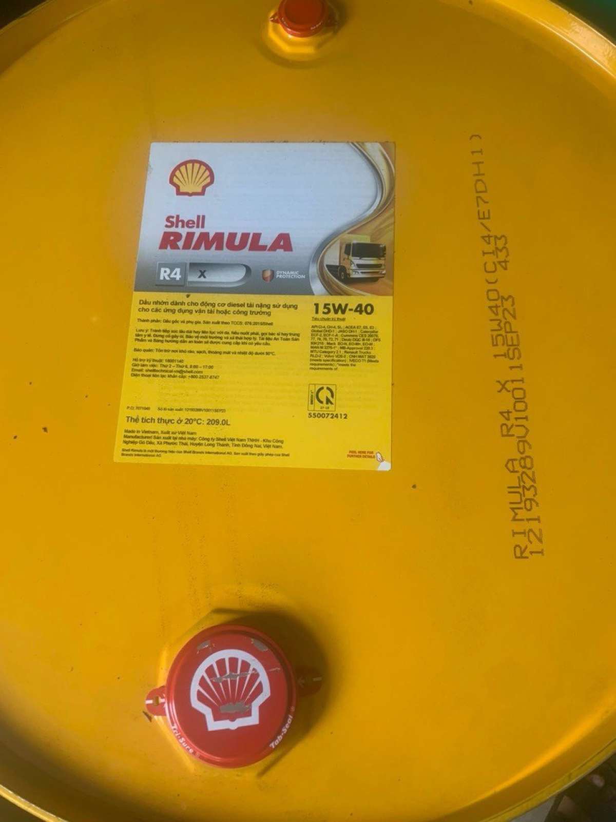 Dầu động cơ Shell Rimula R4 X 15W-40 Giá Tốt tại TPHCM. - dailyviet.vn